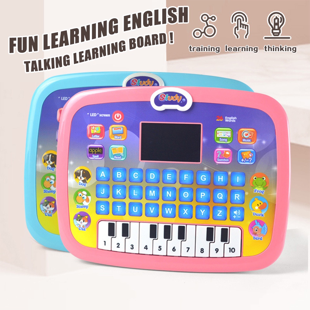 Kids Educational Learning Computer Tablet Learning Toys Baby Character ...