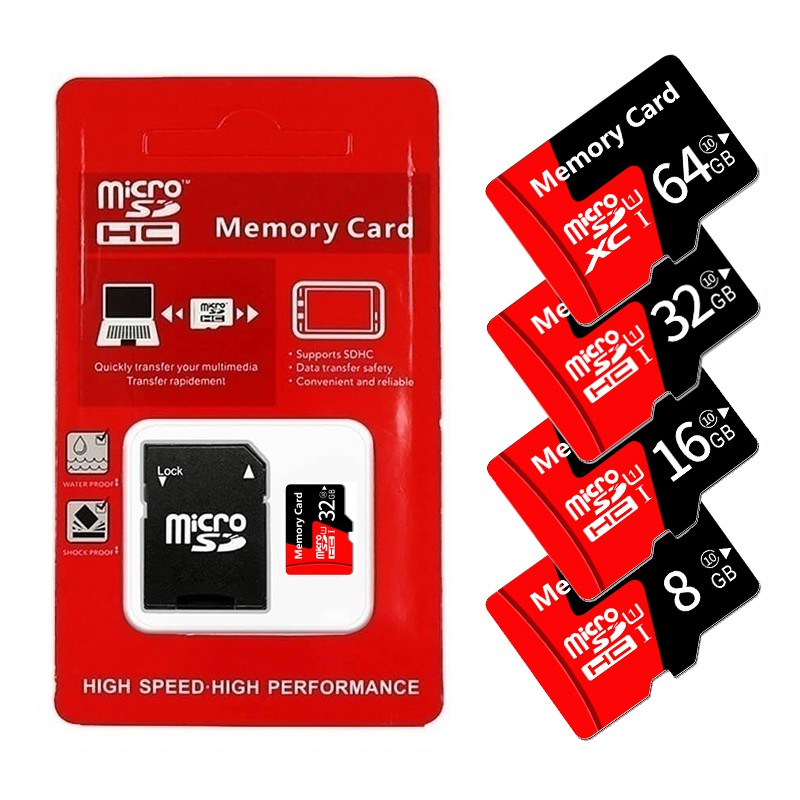 Memory Card Class 10 80MB/s 16GB/32GB/64GB/128GB Micro SD MSD TF Card ...