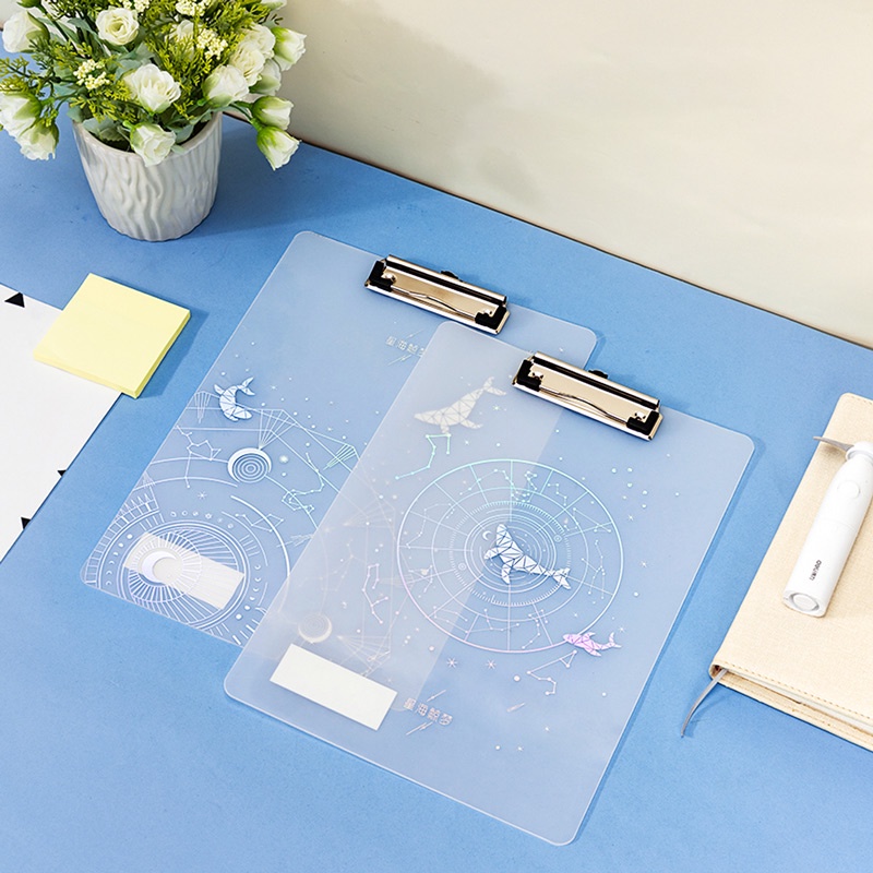 Deli A4 Clipboard Student Writing Pad Hard Board Clip Office School ...