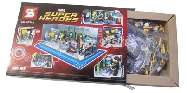 Marvel Avengers Scenes Iron Man Demolition Station Base