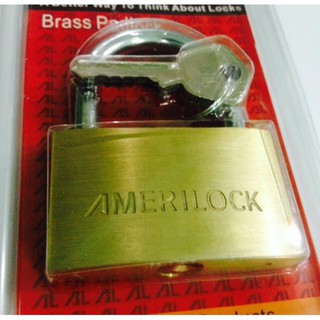 Amerilock Brass Padlock 60mm | Shopee Philippines