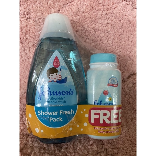 Johnson's Active Kids Clean & Fresh Shampoo 200ml + FREE Active Fresh ...