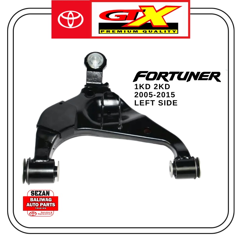 GTX FRONT SUSPENSION ARM LOWER LEFT TOYOTA FORTUNER 2005-2015 48069 ...