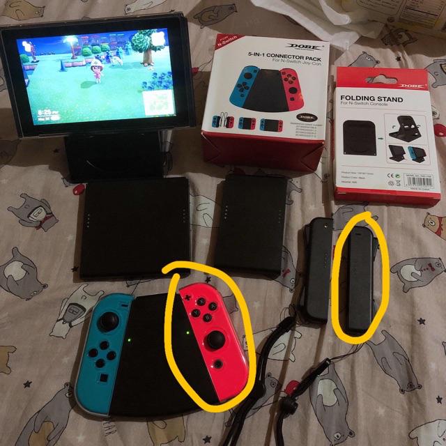 DOBE 5 in 1 Controller Joycon Connectors Pack for Nintendo Switch ...