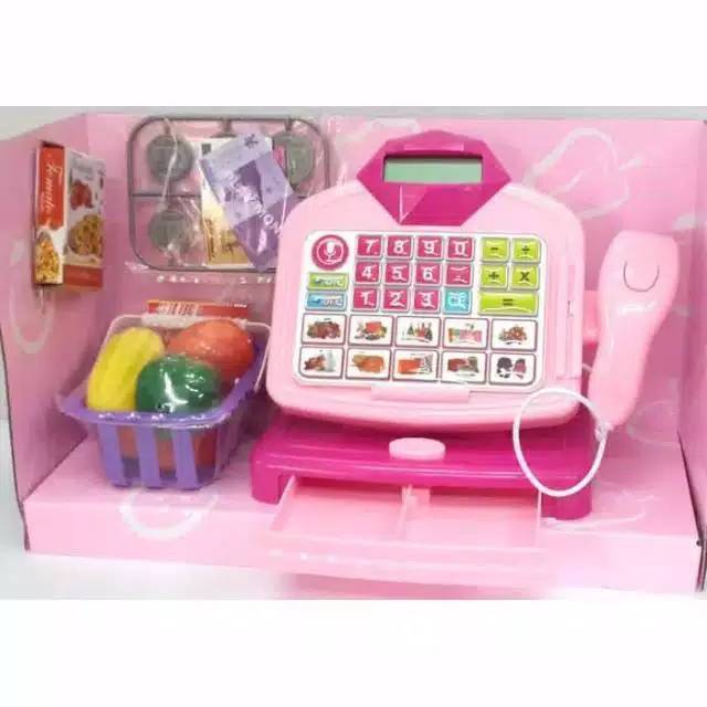 Pink Cash Register / Cashier Toys | Shopee Philippines