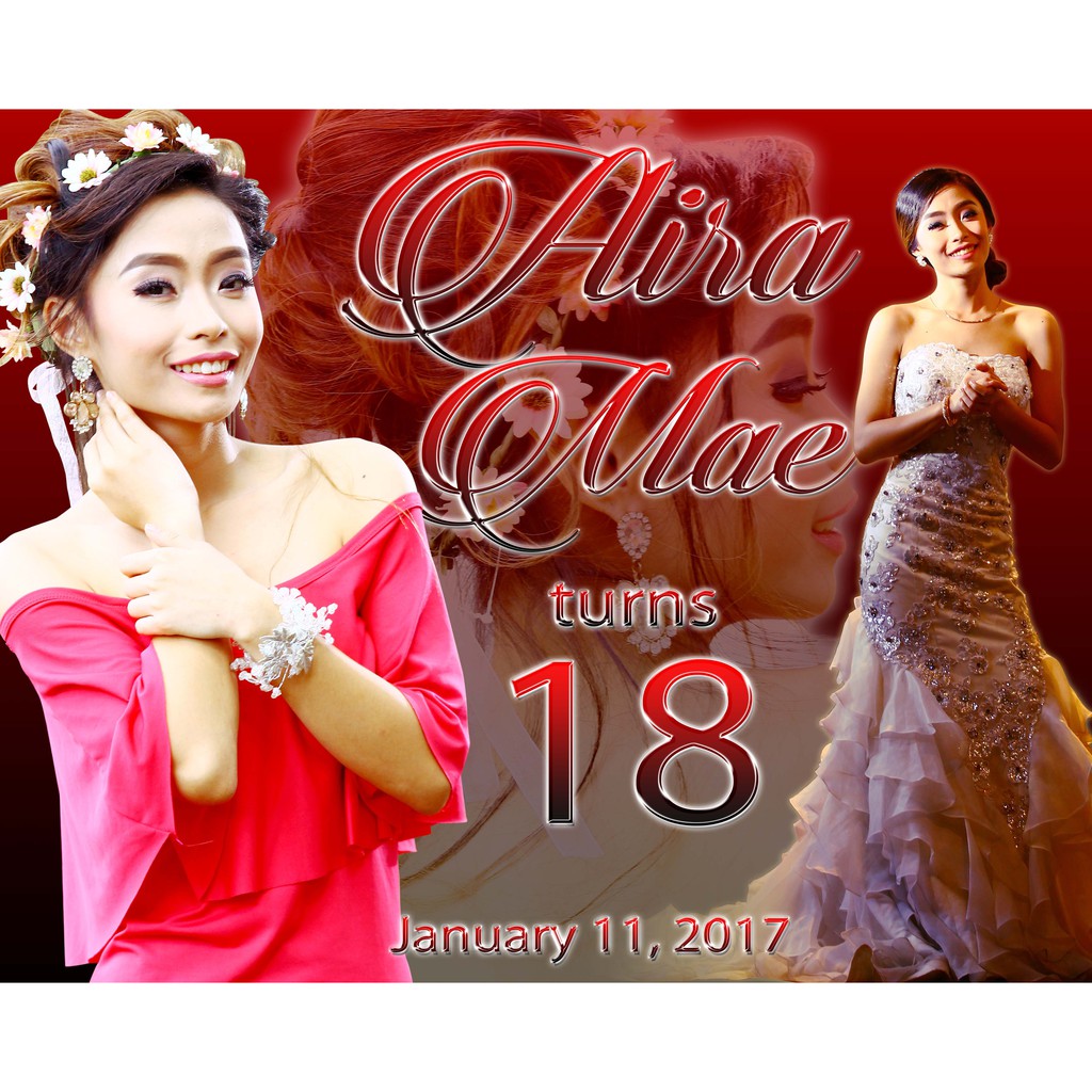 TARPAULIN PRINTING FOR DEBUT | Shopee Philippines