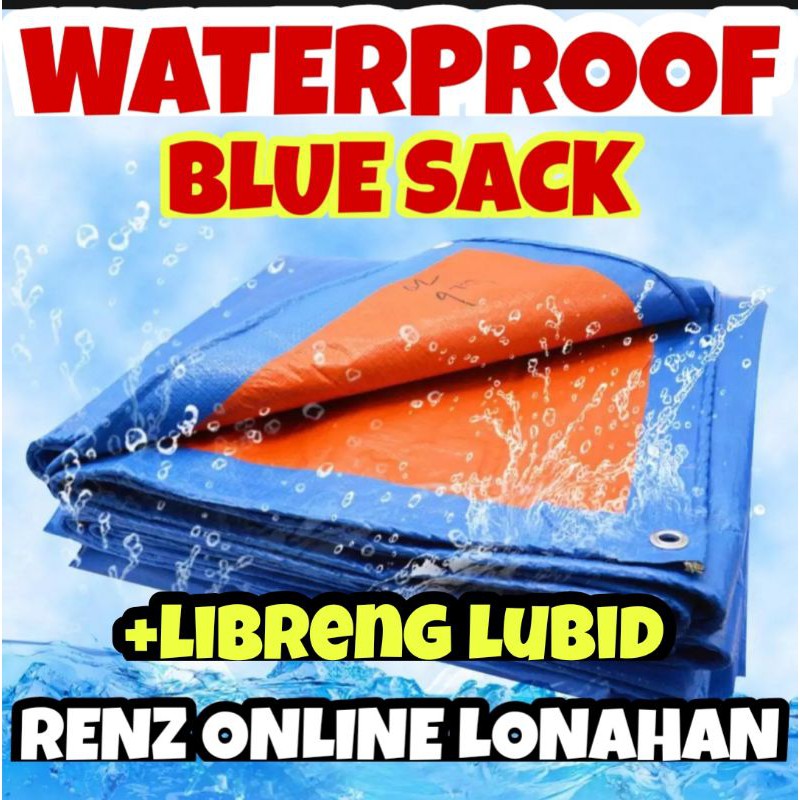 8ft x 9ft (3yards) Blue Sack / Sako Lona / Waterproof Sack Tolda Lona ...