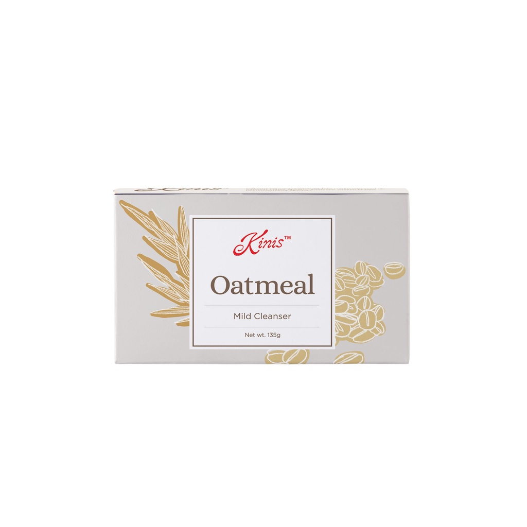 Kinis Oatmeal Soap Regular 135G (ANTIBACTERIAL) | Shopee Philippines