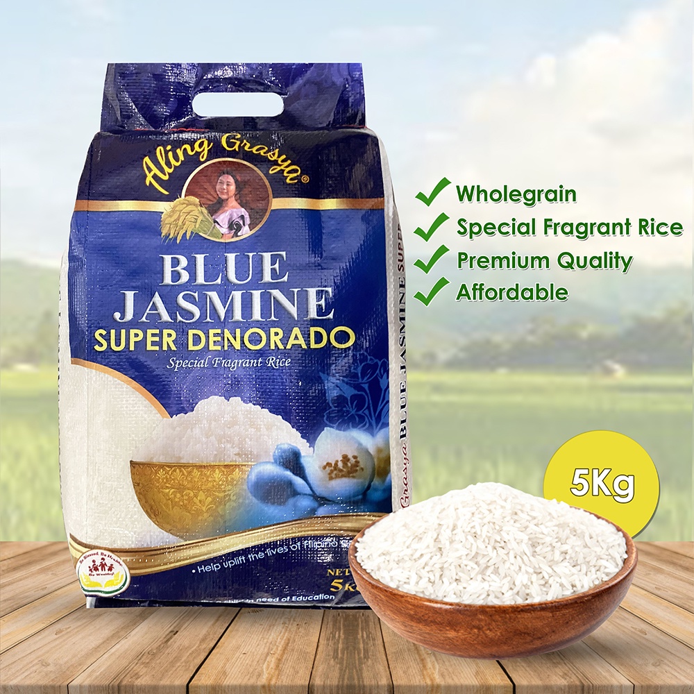 Aling Grasya Blue Jasmine Super Denorado Rice 5KG | Shopee Philippines