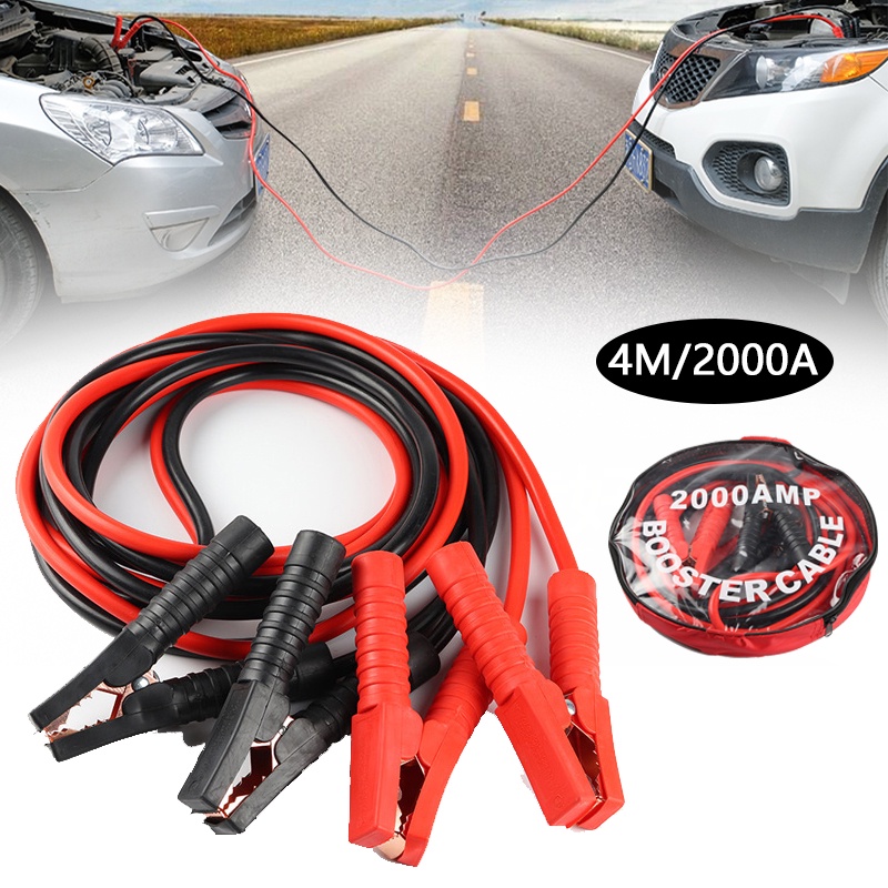 2000amp 4m Leads Booster Car Jump Start Cable Car Power Starting Jumper