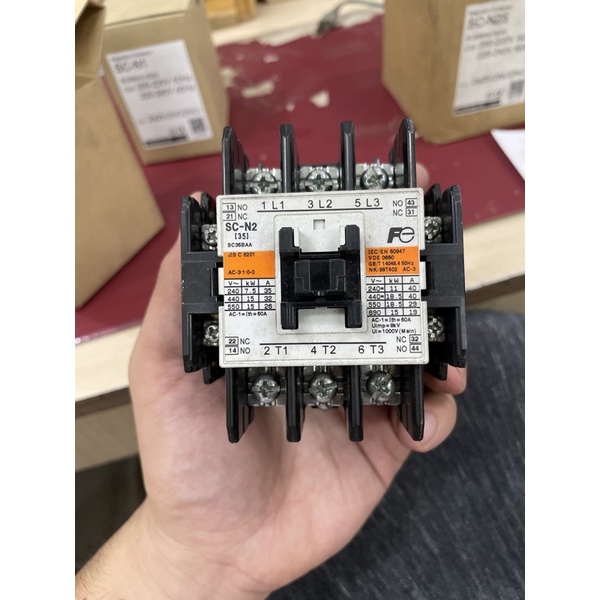 Fuji magnetic contactor sc-n2 Scn2 made in japan | Shopee Philippines
