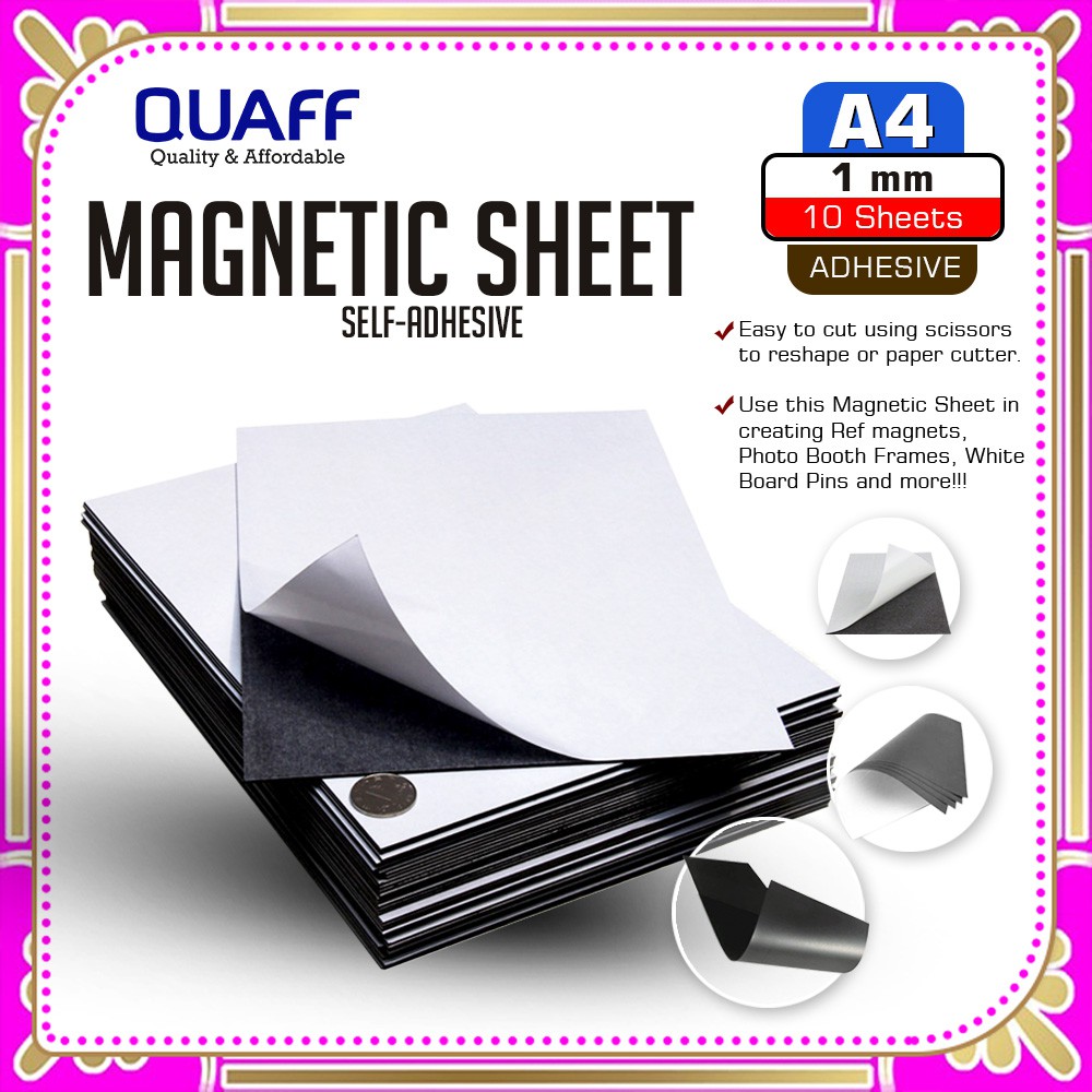 QUAFF Magnetic Sheet A4 Size 5pcs Per Order Shopee Philippines