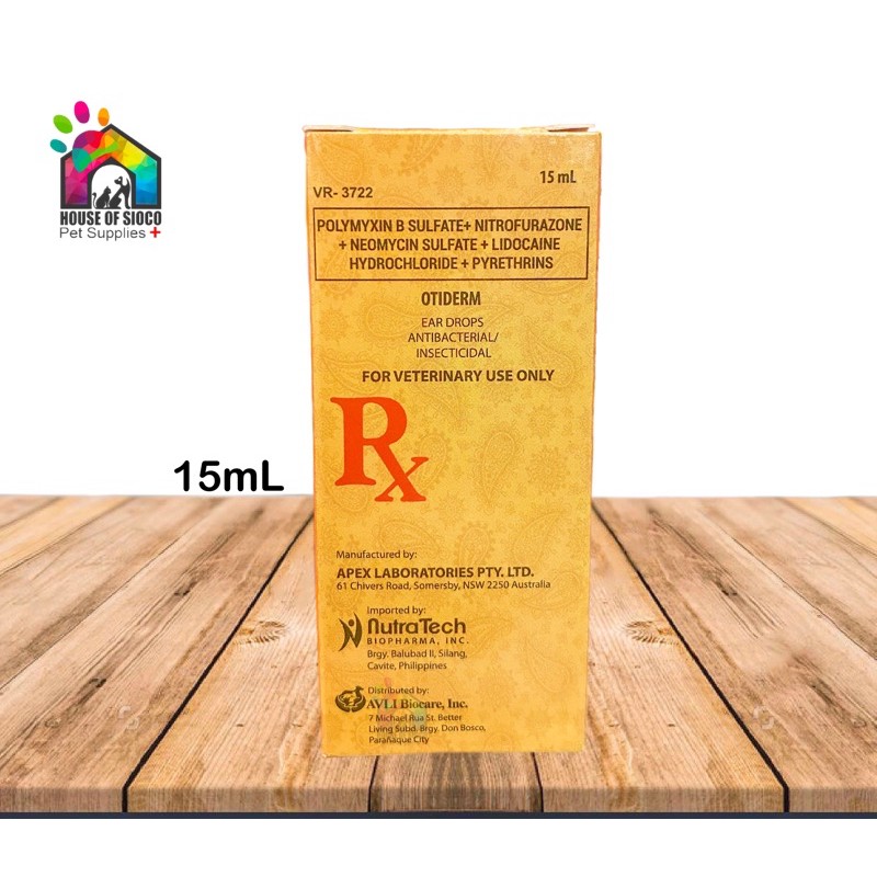 Otiderm Ear Drops 15ml | Shopee Philippines