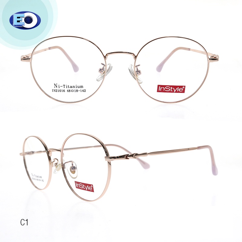 EO Instyle IN21016 Frame with Multicoated Lens / Non-graded Eyeglasses ...
