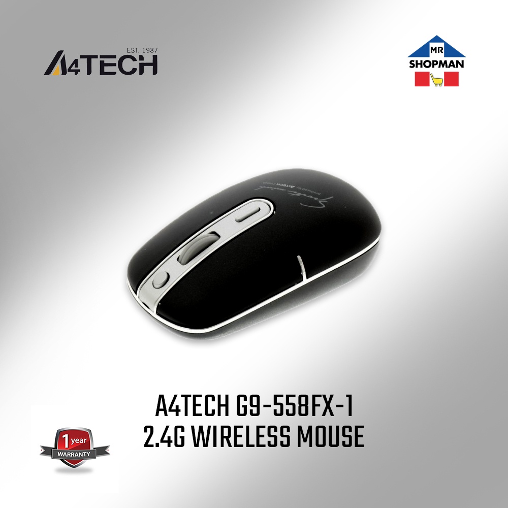 A4tech 558FX1 Padless 2.4G Wireless Mouse | Shopee Philippines