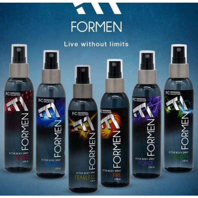 Personal Collection ACTIVE BODY SPRAY FORMEN 100ml | Shopee Philippines