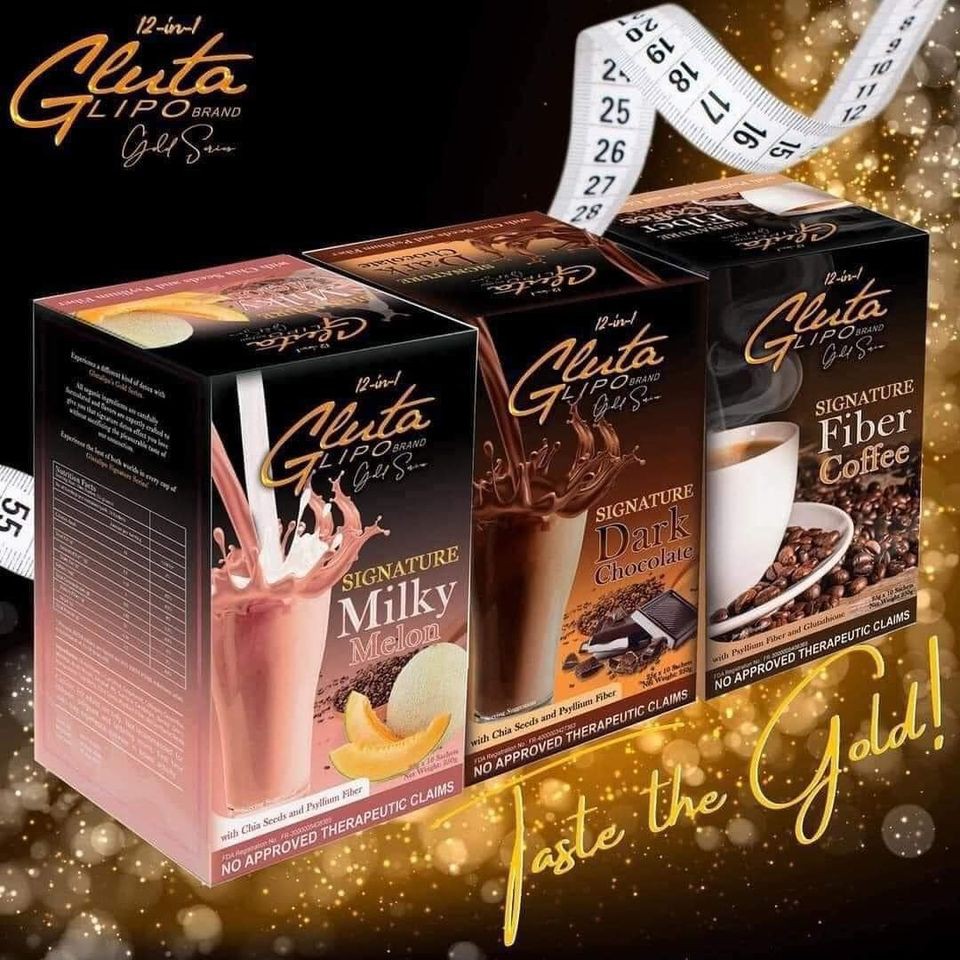 GLUTA LIPO GOLD SERIES New Flavors [ORIGINAL] | Shopee Philippines