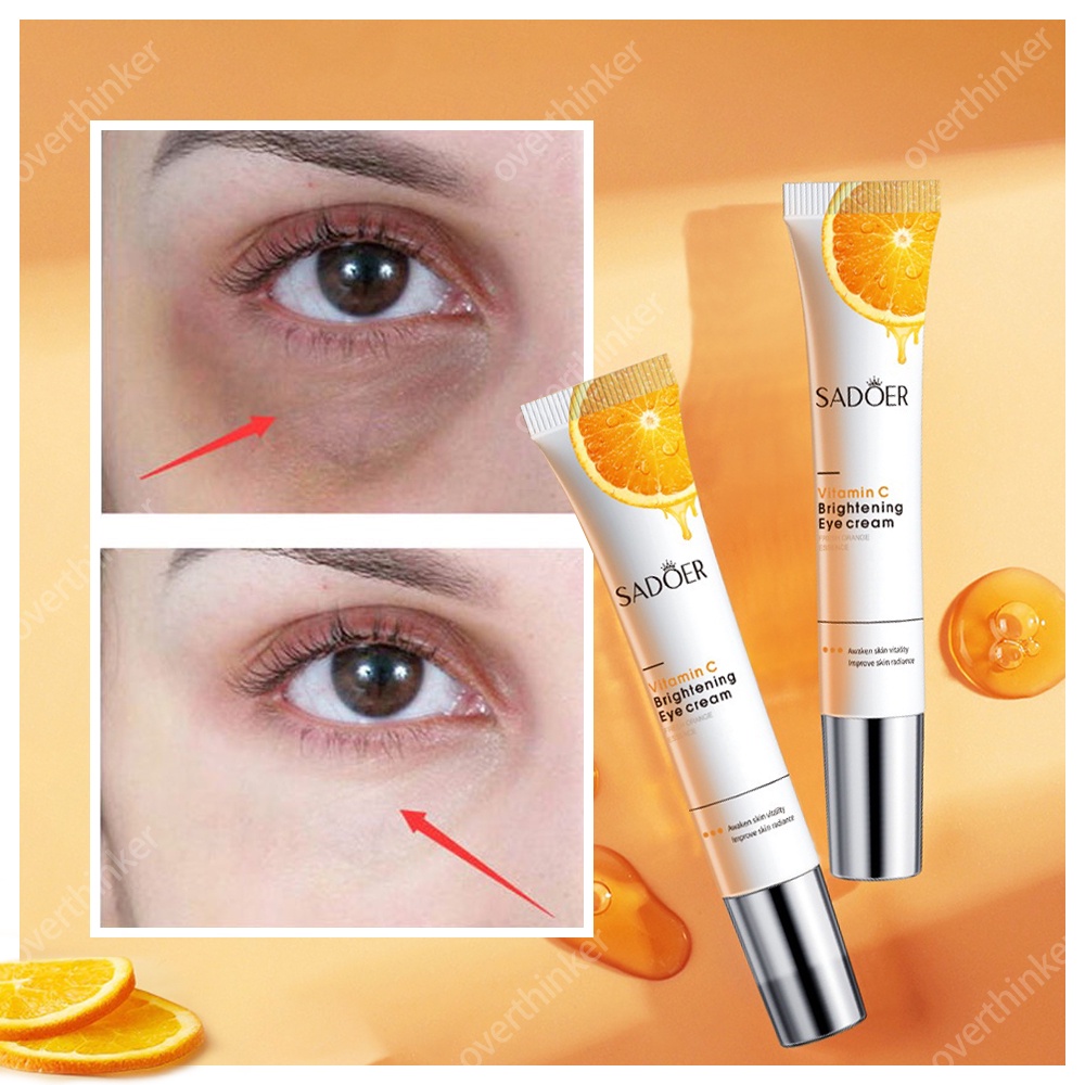 Original Vitamin C Reduce Dark Circles Eye Cream Lift Firm Brightening Eye Serum Moisturizing ...