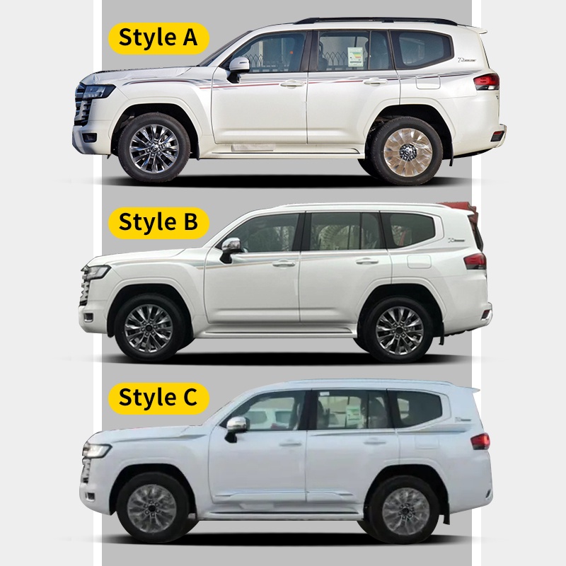 OEM Car Door Body Sticker For Toyota Land Cruiser 300 2021 2022 LC300 ...