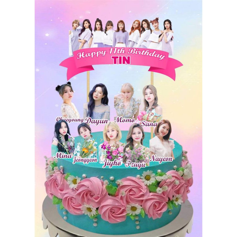 Twice Cake Topper with Name | Shopee Philippines