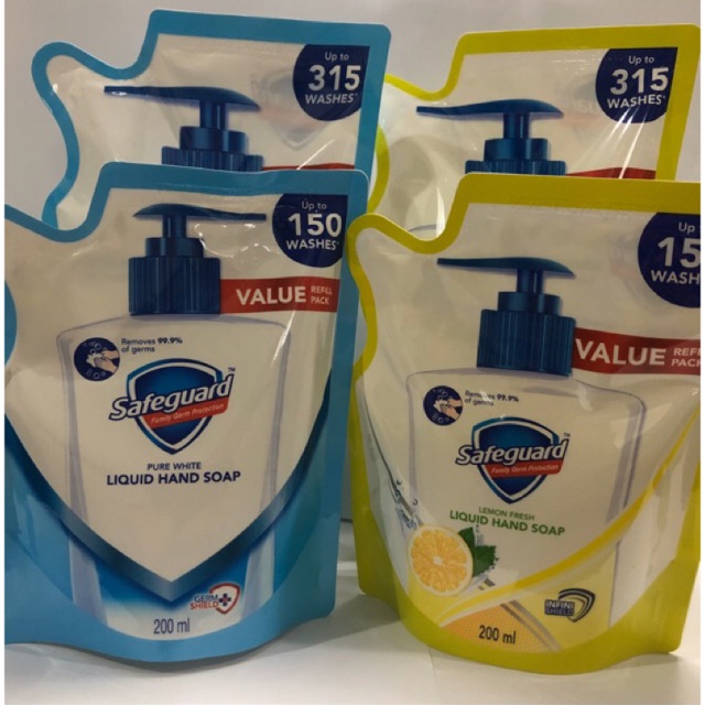 Safeguard Liquid Hand Soap Refill Pouch | Shopee Philippines