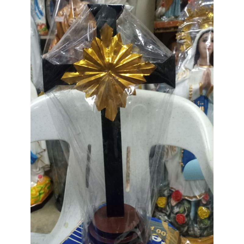 Santa Cruz Mahal na Poong Santacruz Santacruzan 14 inches wood Cross ...