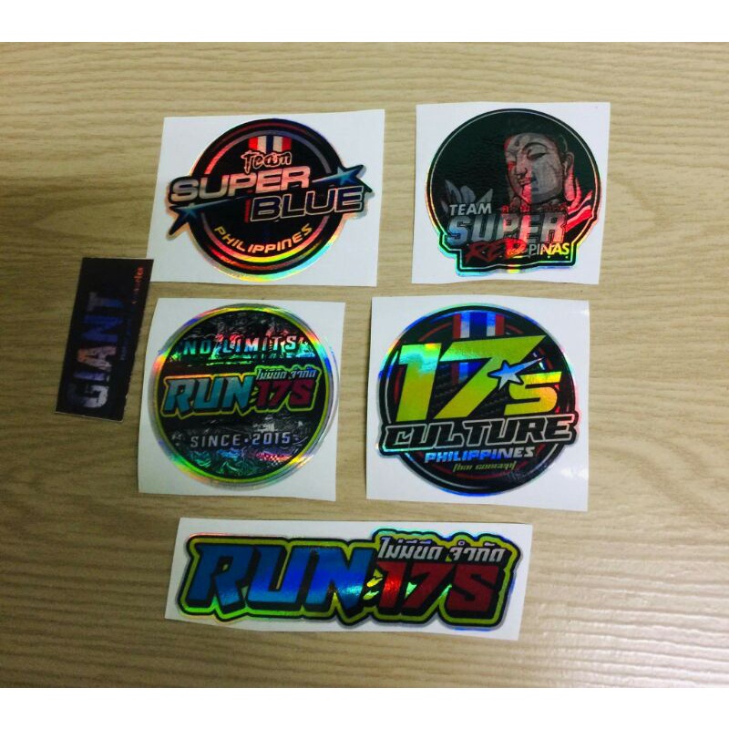 Hologram sticker waterproof not fade(SOLD PER PCS) | Shopee Philippines