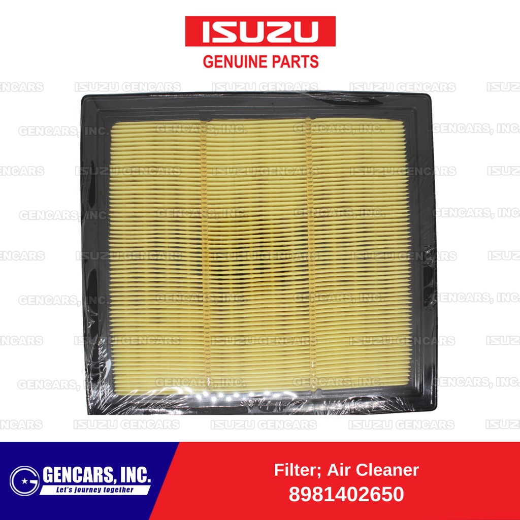 Isuzu Filter; Air Cleaner MuX, Dmax (8981402650) (Genuine Parts ...