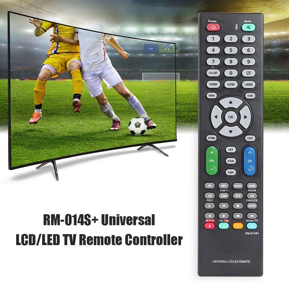HUAYU RM-014S+ / RM-L1388 Universal Smart TV Remote Control with Netflix and Youtube Buttons ...