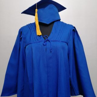 Royal blue Senior high school graduation toga | Shopee Philippines