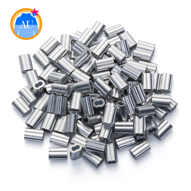[Ready Stock]200PCS 1/16 Inch Cable Ferrule Set Aluminum Alloy Crimping ...