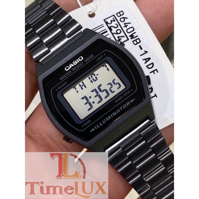 Casio Vintage B640WB-1A BLACK | Shopee Philippines