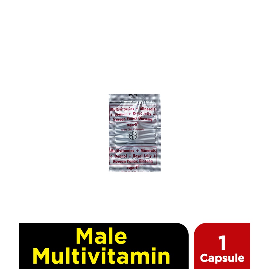 ROGIN E Multivitamins + Minerals + Deanol + Royal Jelly + Korean Panax ...