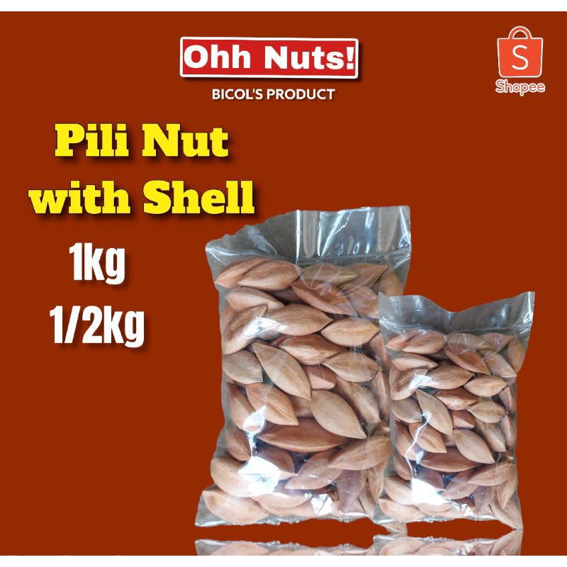 Raw Pili Nut with shell 500g & 1kilogram Best bikolano's Product ...
