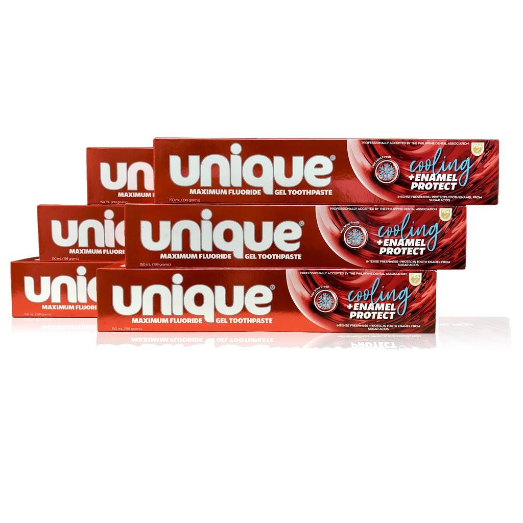 Unique Supernova Red Gel Toothpaste 6 Pieces 150ml | Shopee Philippines