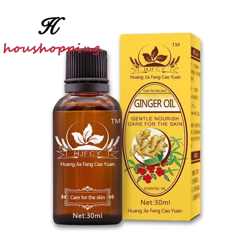 Huang Jia Fang Cao Yuan Ginger Essential Oil Gentle Nourish Care For ...