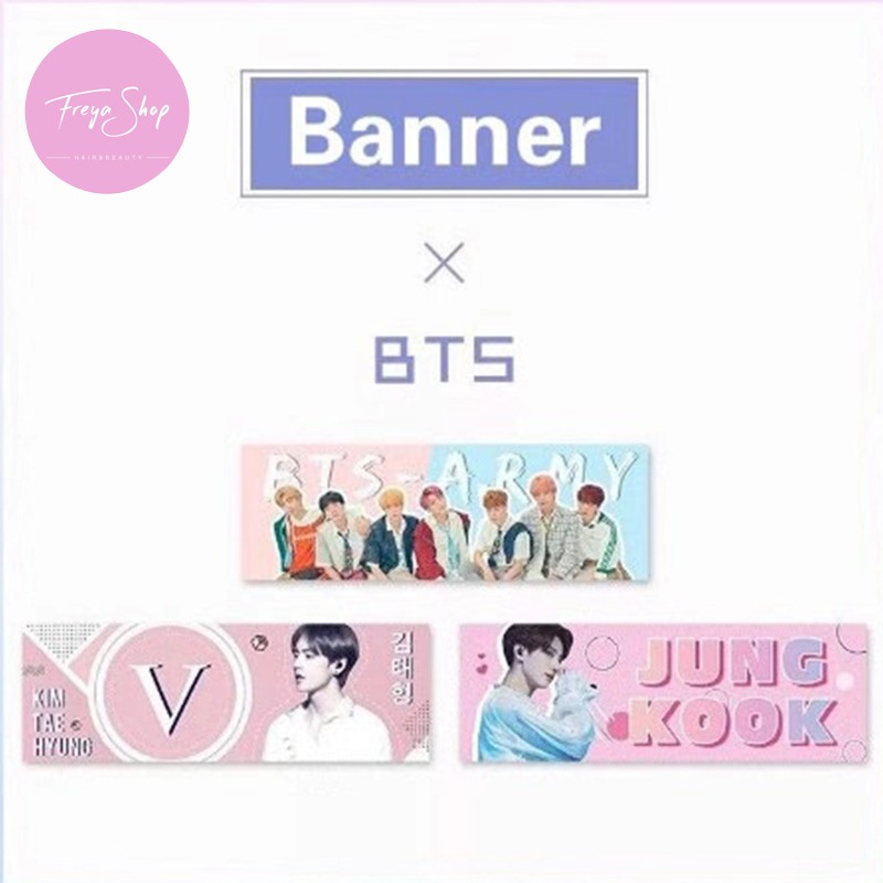 KPOP Bangtan Boys Concert Support Banner V JUNGKOOK JK | Shopee Philippines