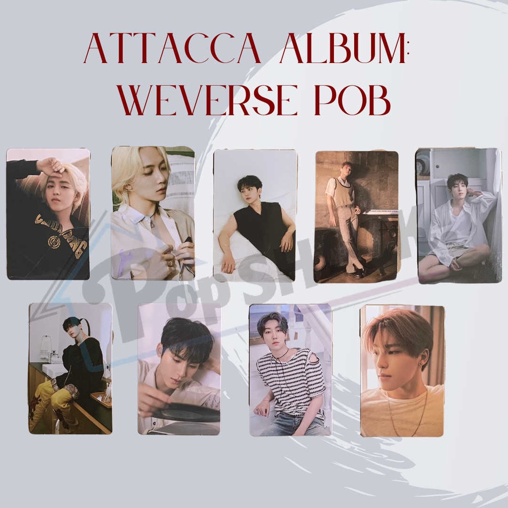 Seventeen Svt 9th Mini Album Attacca Official Photocards Weverse Pob
