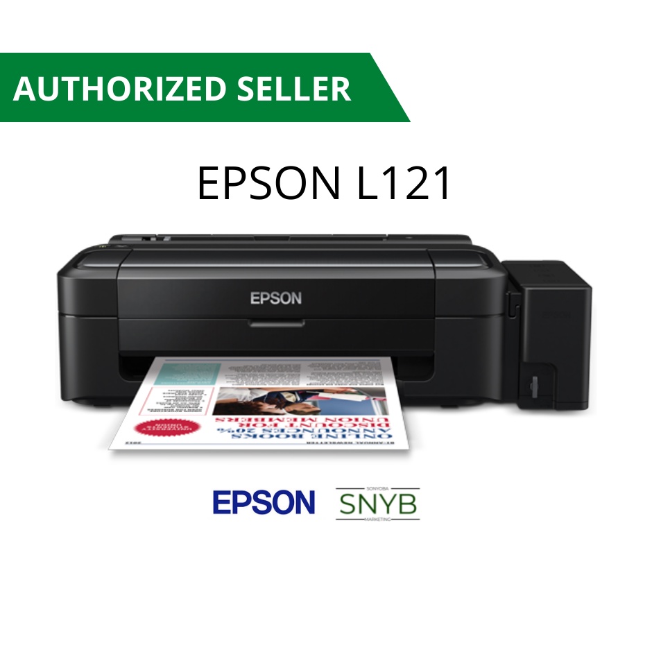 Epson L121 Inkjet Printer (Print, Ink Tank System, 664 Ink) | Shopee Philippines