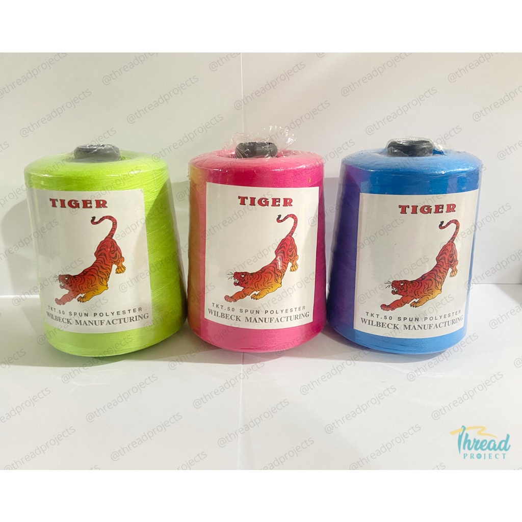 Tiger Sewing Thread TKT50 5,000 meters Sinulid Assorted Color Ticket 50 ...
