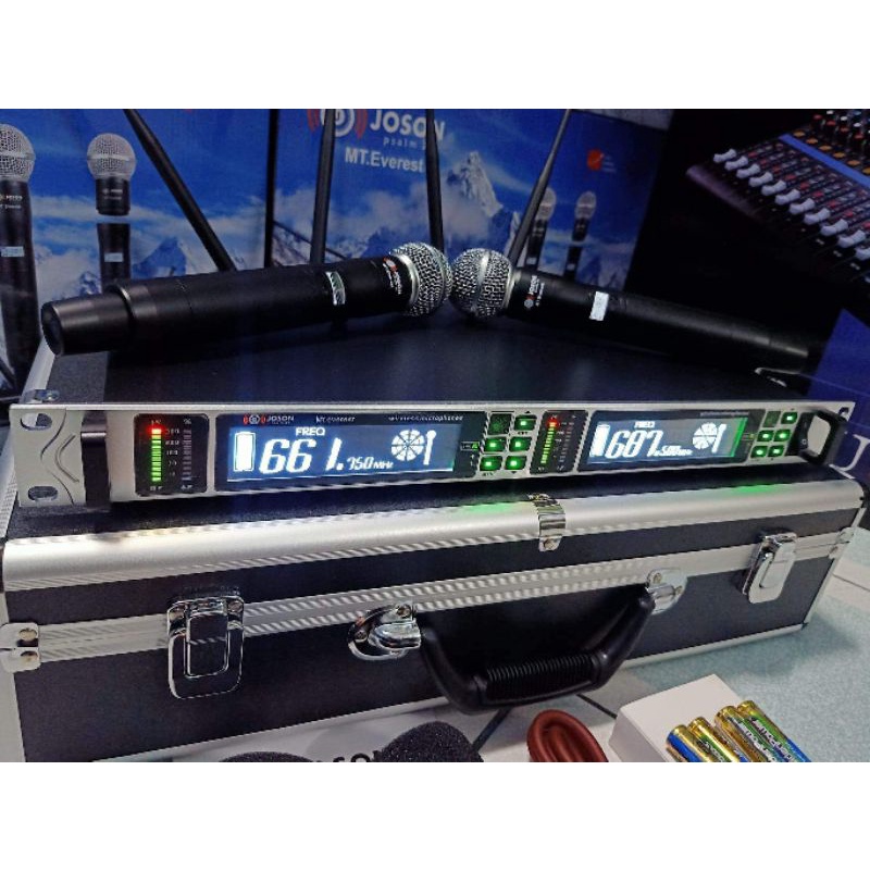 New joson wireless mic mt everest 101a/c latest model | Shopee Philippines