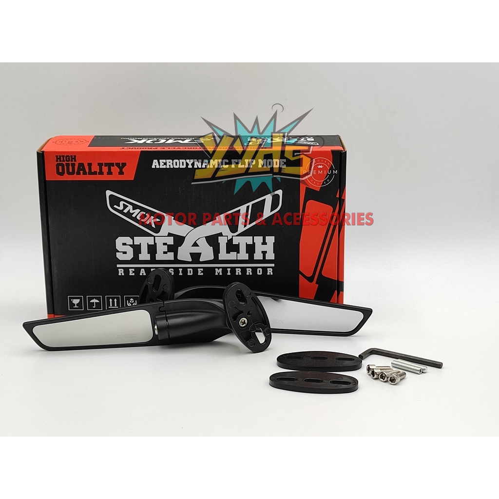 SMOK STEALTH NMAX Aerox Adv Ninja Motorcycle Rearview Mirrors Wind Wing ...
