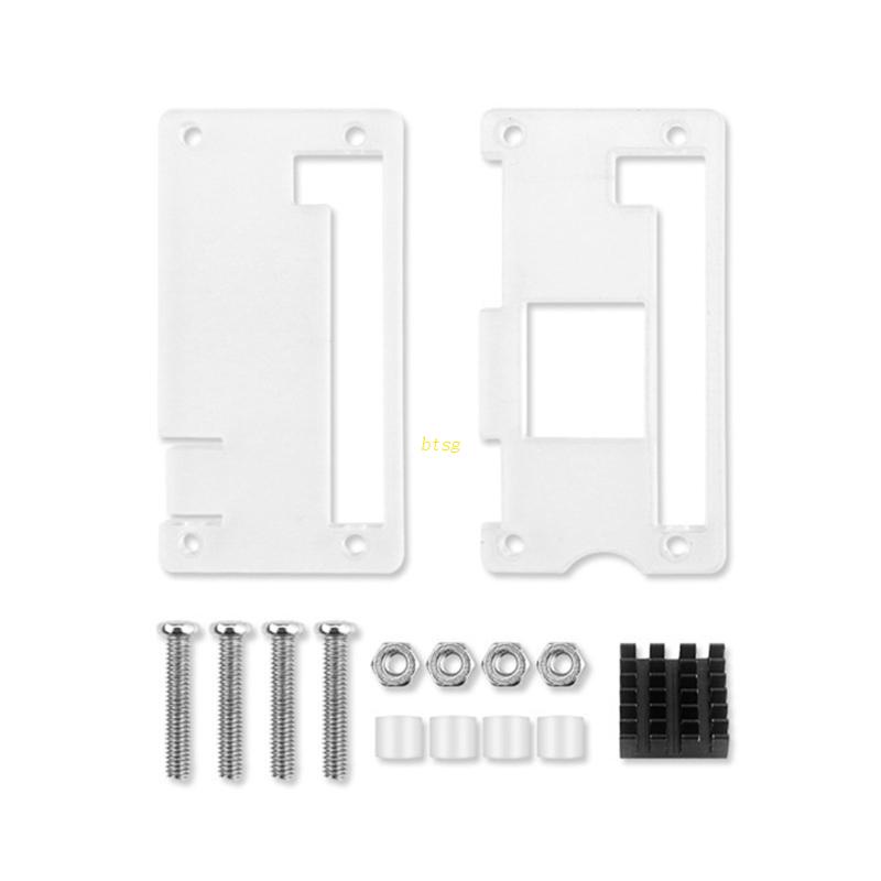 btsg Transparent Acrylic Case for Raspberry Pi Zero 2W Case with ...