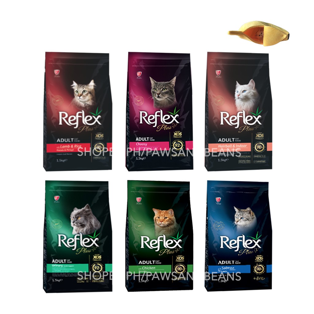 Reflex Plus Cat Food 1.5kg Dry Food for Cats | Shopee Philippines