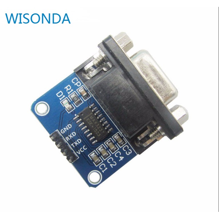 MAX3232 RS232 to TTL Serial Port Converter Module DB9 Connector MAX232 ...