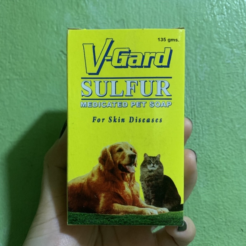 V-Gard Sulfur Medicated Pet Soap (For Skin Diseases) | Shopee Philippines