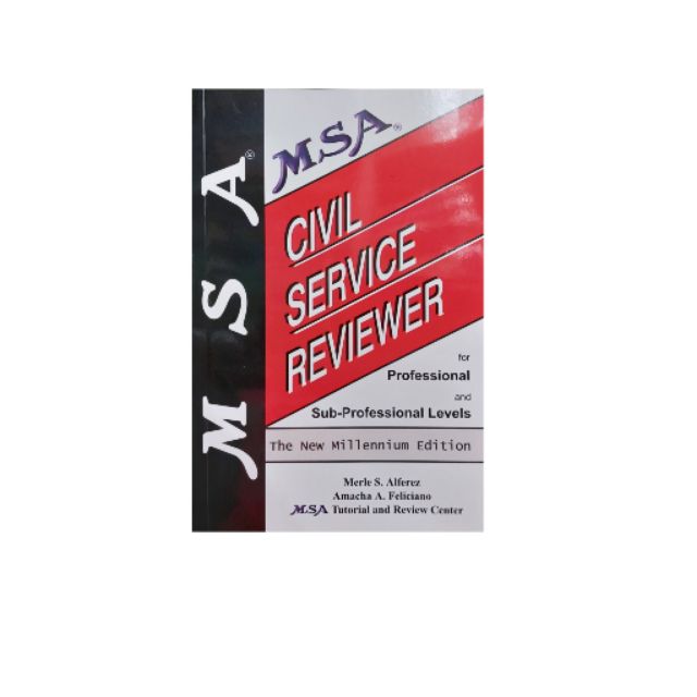 MSA civil Service Reviewer | Shopee Philippines