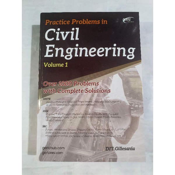 Practice Problem in Civil Engineering volume 1 By: Gillesania | Shopee ...