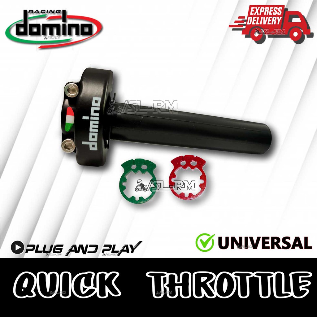 domino universal quick throttle plug and play black aerox nmax xmax ...