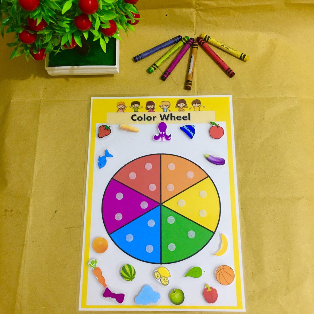 Color Wheel Detachable Images Fully Laminated | Shopee Philippines